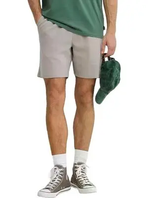Hurley Drawstring Waist Logo-embroidered Shorts - Grey