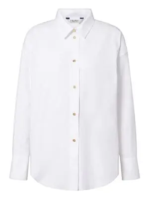 Max Mara Cotton Poplin Oxford Shirt - White