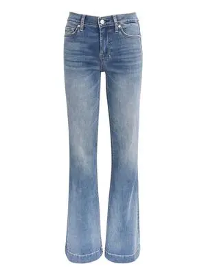 7 For All Mankind Dojo Slim Illusion Flared Jeans - Blue