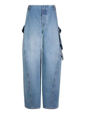 ALAÏA Alaïa Relaxed Cargo Jeans