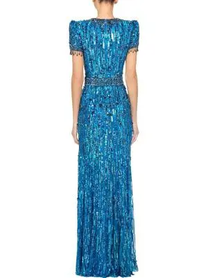 Jenny Packham Jenny Packham Roxy Gown Blue