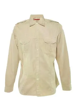 Prada Button-front Flap-pocket Shirt - Neutrals