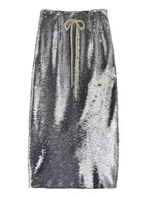 Simone Rocha Sequin Skirt - Silver