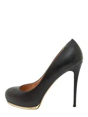 VALENTINO Valentino Garavani Rockstud Leather Heeled Pumps