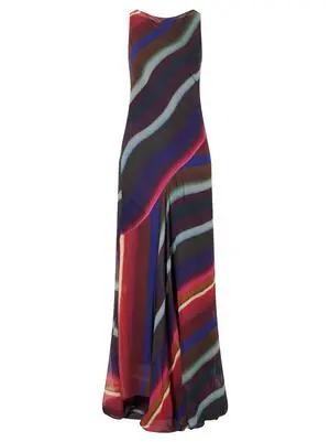 Christopher John Rogers Louie Striped Maxi Dress - Multi