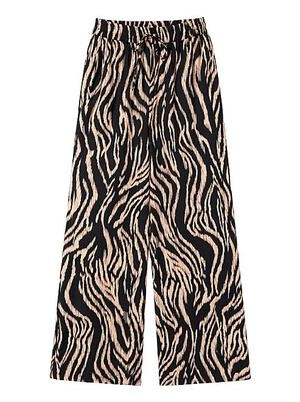 RO&ZO Zebra Print Wide Leg Trousers - Multi