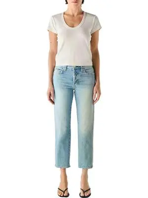 AMO 143 Faded Effect Denim Jeans - Blue