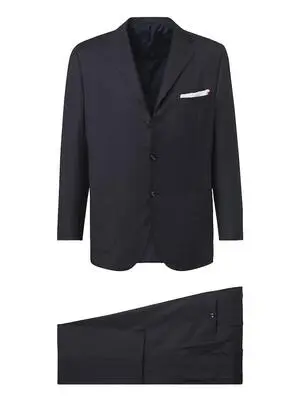Kiton Wool Suit - Blue