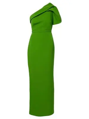 Safiyaa One-shoulder Gown - Green
