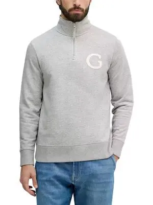 Gant Quarter-zip Sweater - Grey