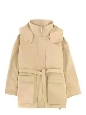 Herno Belted Parka - Neutrals