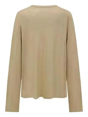 INTO THE EAST Sheer Knit Top - Neutrals