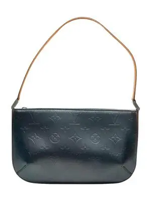 LOUIS VUITTON Monogram Mat Fowler Shoulder Bag - Blue