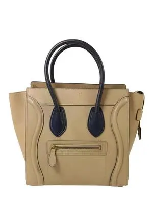 Celine Micro Luggage Tote Bag - Neutrals