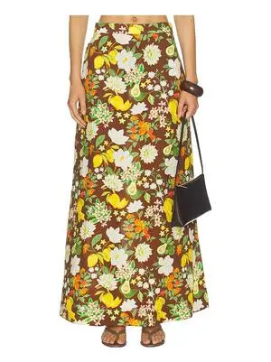 Verandah Floral Maxi Skirt - Multi