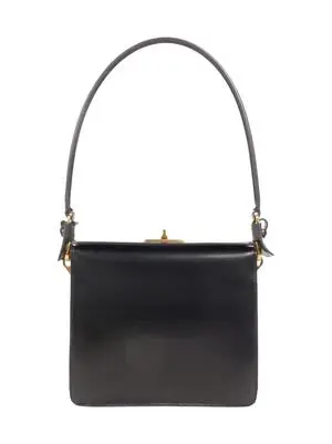 Prada Leather Shoulder Bag - Black