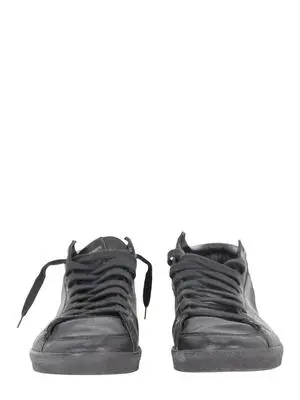 Burberry Check-print High-top Sneakers - Grey