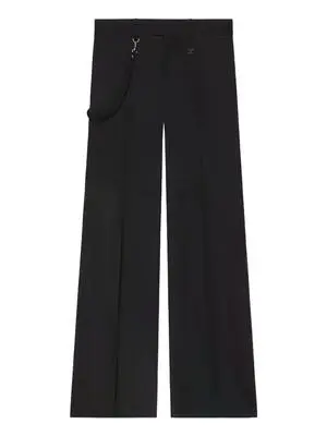 COURREGES Courrèges Tailored Logo Patch Trousers