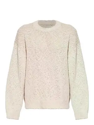 Issey Miyake Chunky Knit Sweater With Long Sleeves - Neutrals