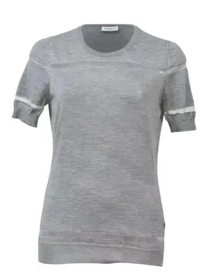 VIKTOR & ROLF Viktor & Rolf Mesh Stripe Short Sleeve Top