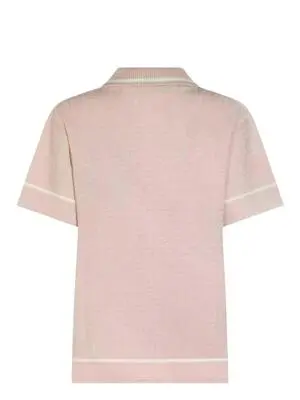 Fendi Logo-jacquard Button-up Shirt - Pink