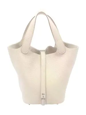 Hermès Hermès Clemence Picotin Lock 18 Handbag Neutrals
