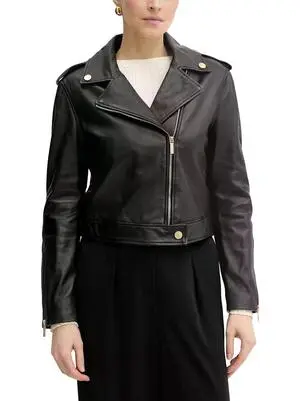 Armani Exchange Epaulette Zip-up Jacket - Black
