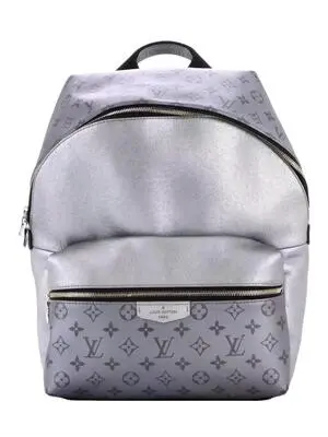 LOUIS VUITTON Discovery Monogram Taigarama Pm Backpack - Silver
