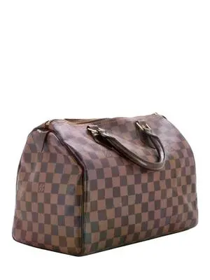 LOUIS VUITTON Speedy Satchel Damier 30 - Brown