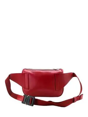 Dior Saddle Oblique Galaxy Leather Belt Bag - Red