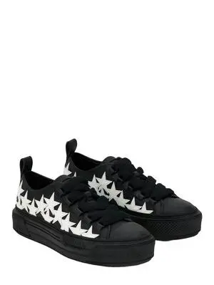 Amiri Stars Court Low Lace-up Sneakers - Black