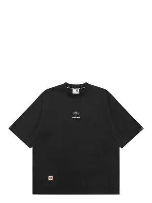 AAPE BY *A BATHING APE Logo-print Cotton T-shirt - Black