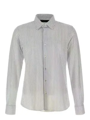 RRD Oxford Jacquard Sripe Shirt - Blue