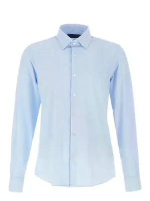 RRD Oxford Jacquard Stripe Shirt - Blue