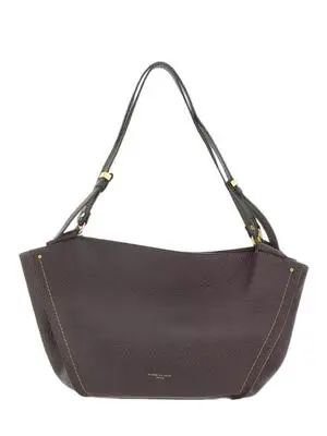 GIANNI CHIARINI Leather Shoulder Bag - Grey