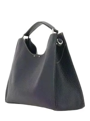 GIANNI CHIARINI Gianni Chiarini Hammered Leather Tote Bag Blue
