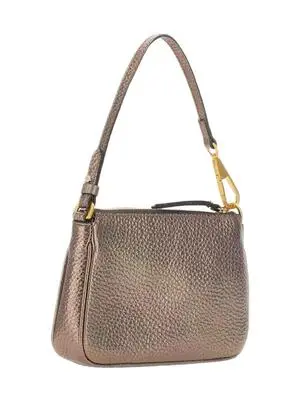 GIANNI CHIARINI Brooke Maxi Grain Leather Shoulder Bag - Pink