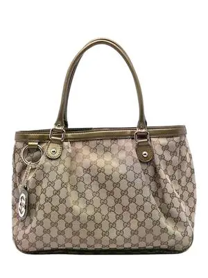 Gucci Gg Canvas Sukey Tote Bag - Neutrals