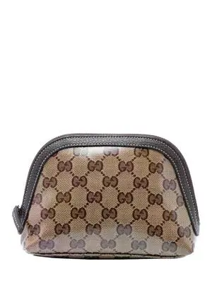 Gucci Gg Crystal Pouch - Neutrals