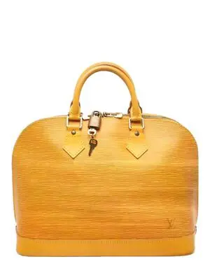 LOUIS VUITTON Louis Vuitton Epi Alma PM Handbag Yellow