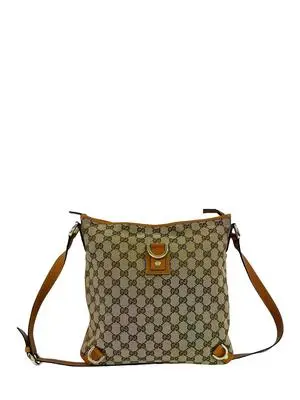 Gucci Abbey D Ring Crossbody Bag - Neutrals