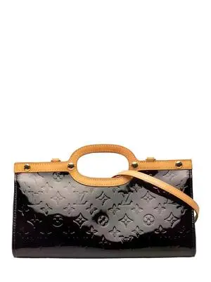 LOUIS VUITTON Monogram Vernis Roxbury Drive Satchel - Purple