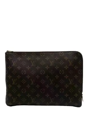 LOUIS VUITTON Monogram Etui Voyage Mm Clutch Bag - Brown