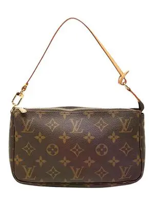 LOUIS VUITTON Monogram Pochette Accessoires Shoulder Bag - Brown