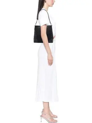 Gucci Gg Canvas Shoulder Bag - Black