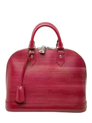 LOUIS VUITTON Epi Alma Pm Handbag - Red
