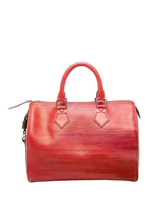 LOUIS VUITTON Epi Speedy 30 Boston Bag - Red
