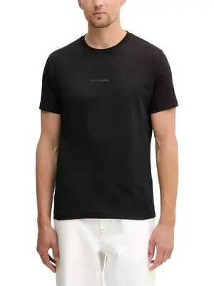 TRUSSARDI Logo-print Short-sleeve T-shirt - Black