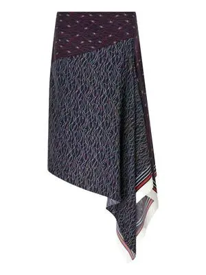 FERRAGAMO Handkerchief Skirt - Blue
