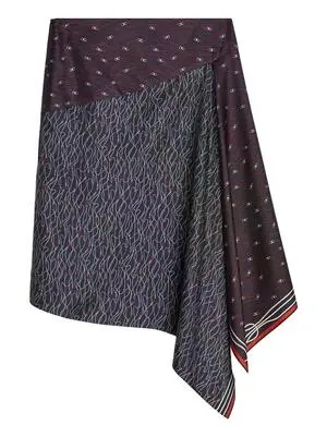 SALVATORE FERRAGAMO Ferragamo Handkerchief Skirt
